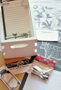 DIY Embellished|Recipe Crate Box