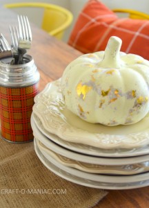 Plaid Fall Kitchen Decor - 700 N COTTAGE